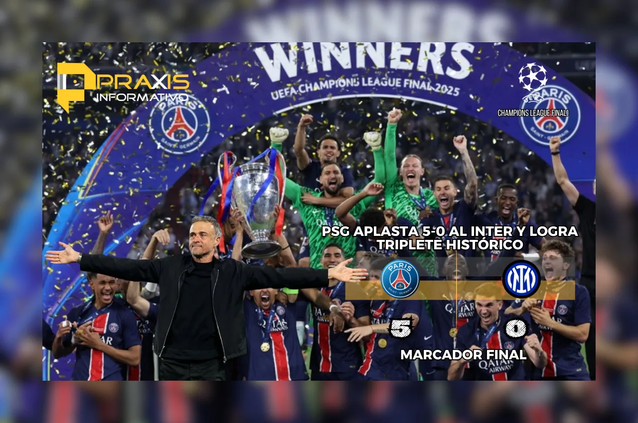 PSG aplasta al Inter 5-0 y logra triplete histórico – Praxis Informativo